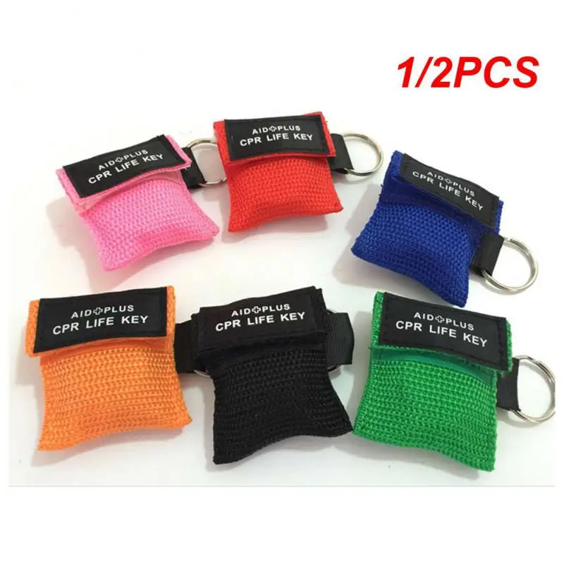 1-2PCS-Keychain-First-Aid-Emergency-Face-Shield-CPR-Mask-Professional ...
