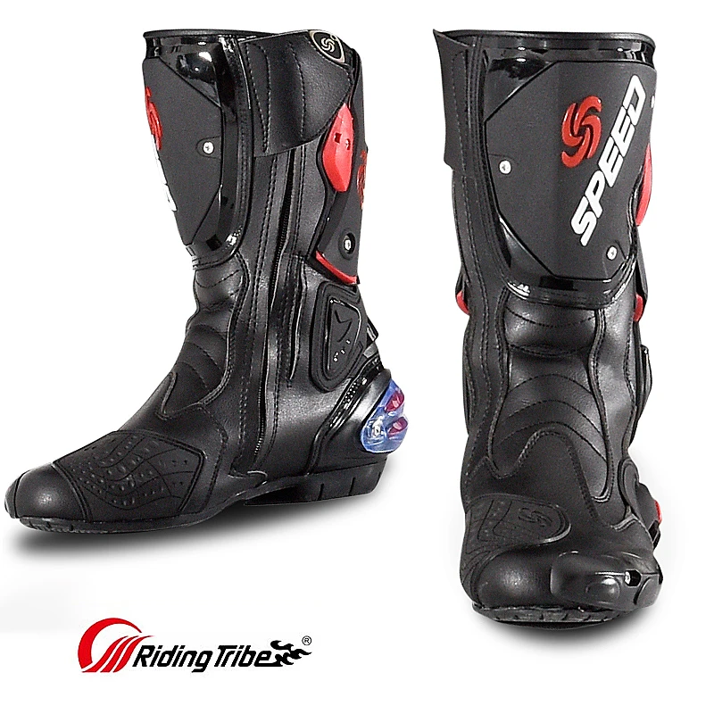 SPEED PRO BIKER Motorcycle Boots Protective Motocross Racing Motorbike ...