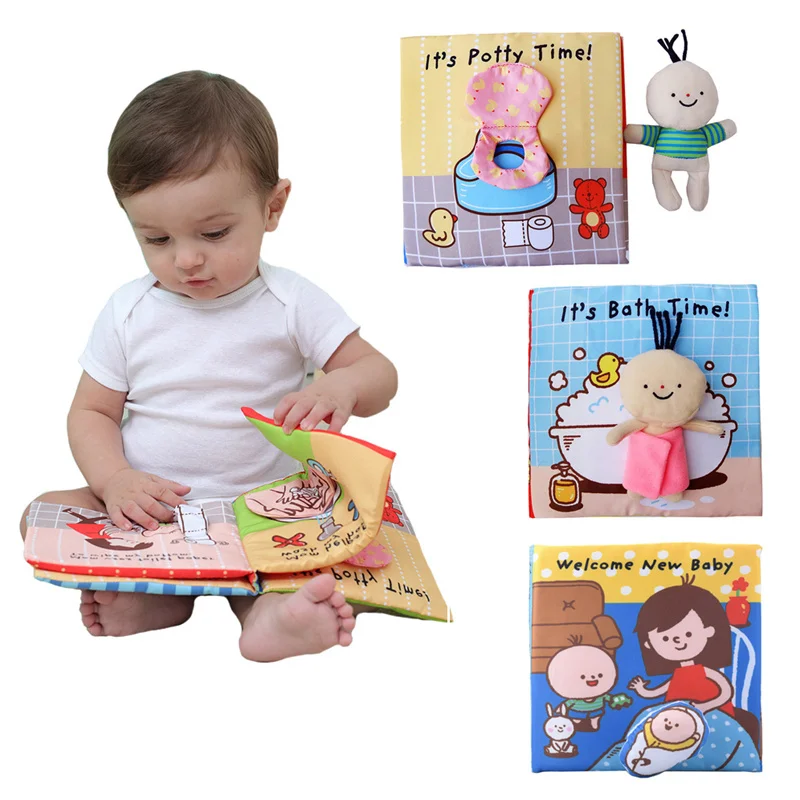 Infant-Baby-Interactive-Busy-Cloth-Book-Bath-Potty-Educational ...