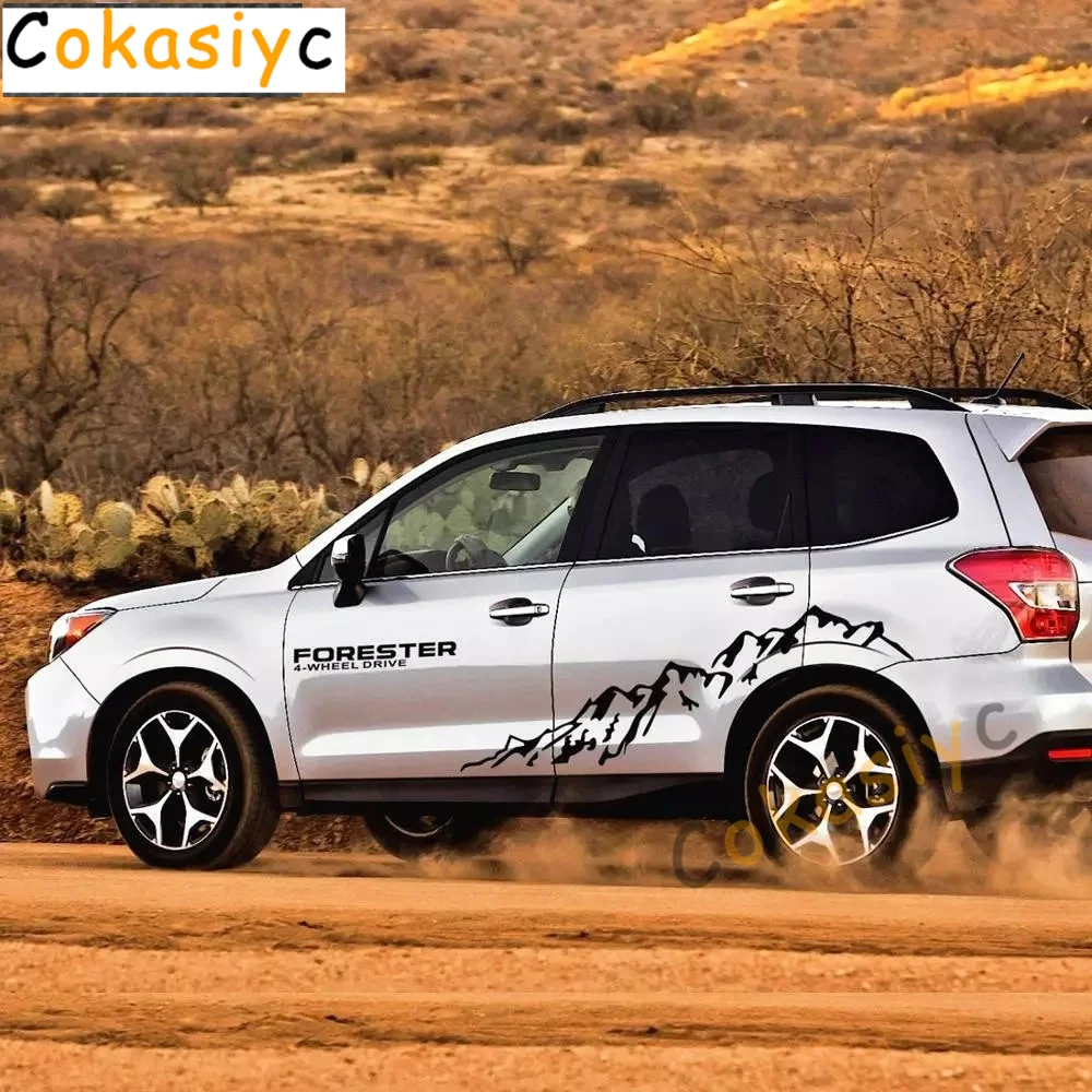 For Subaru Forester 4-Wheel Drive Auto Body Customized Stickers ...