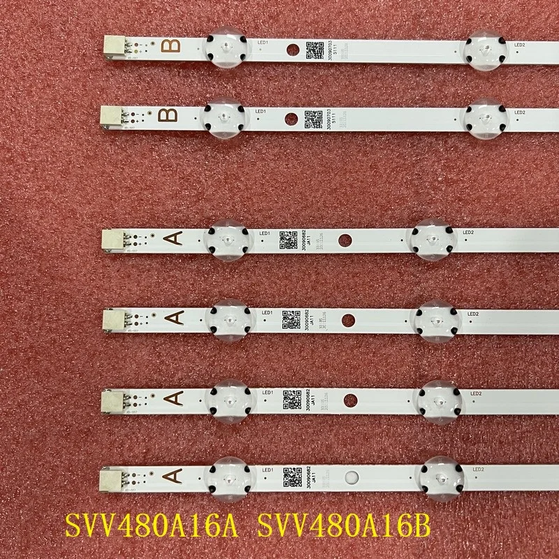 Bande-de-r-tro-clairage-LED-pour-uration-Hitachi-48HB6W62A-JVC-LT ...