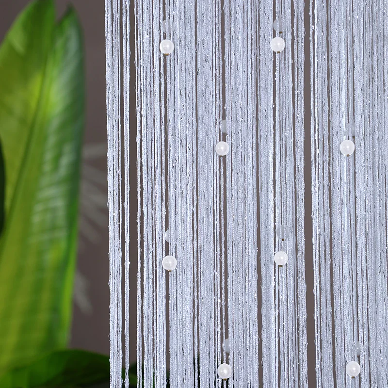 Kwastje Deur Gordijn Met Parel Voor Slaapkamer Bathtroom Keuken Diy ...