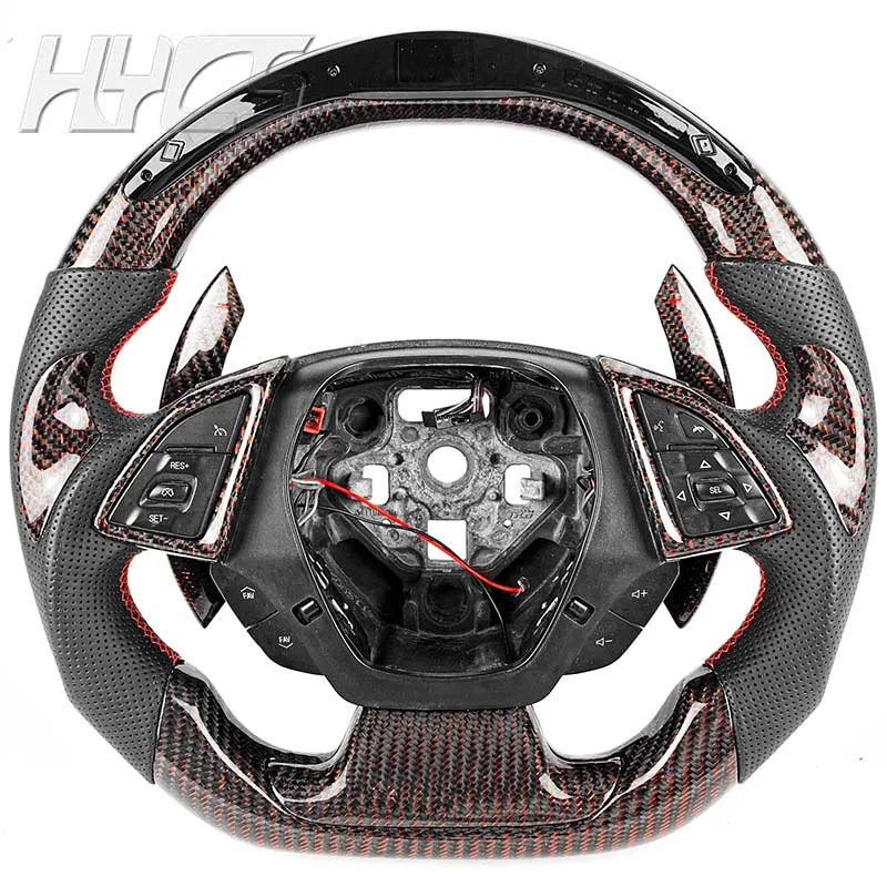 Customized personalized racing style carbon fiber steering wheel for ...