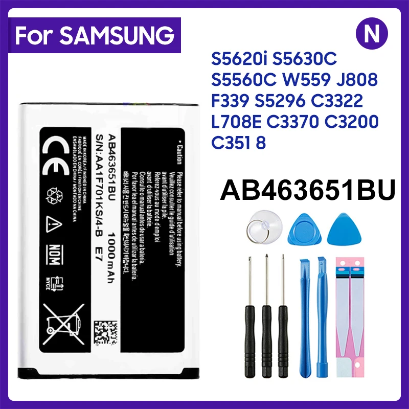 High-Quality-AB463651BU-Battery-for-Samsung-GT-C3060R-C3222-C3322-C3530 ...