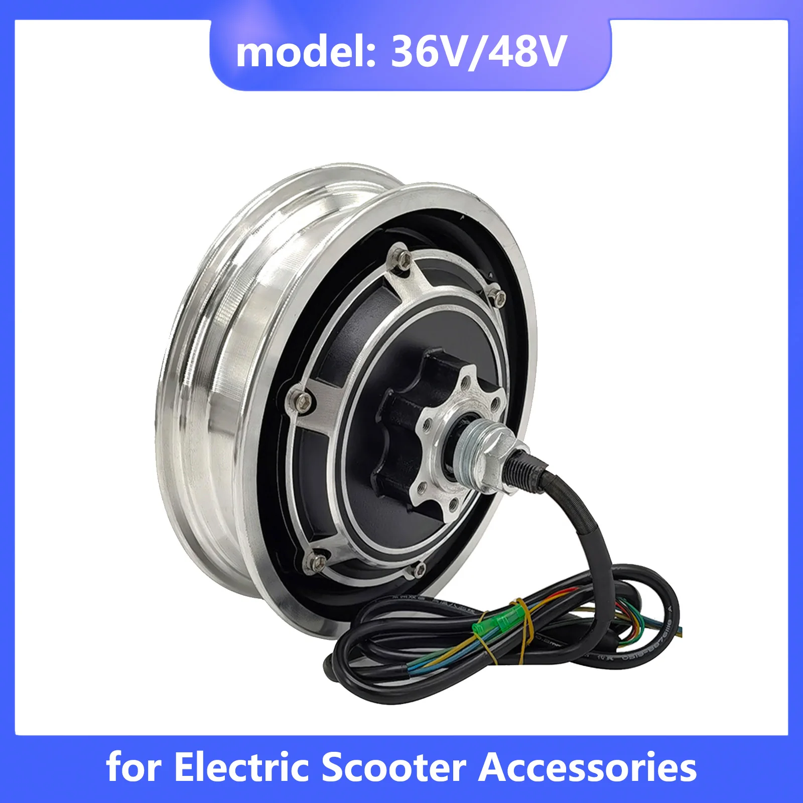 High Performance 36V 48V 500W 10 inch Motor For KUGOO M4 Electric ...