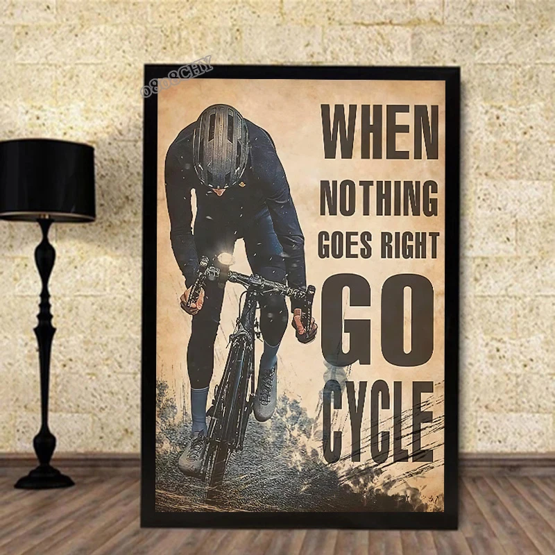 Retro-Cycle-Picture-Motivational-Cycle-Art-When-Nothing-Goes-Right-Go ...