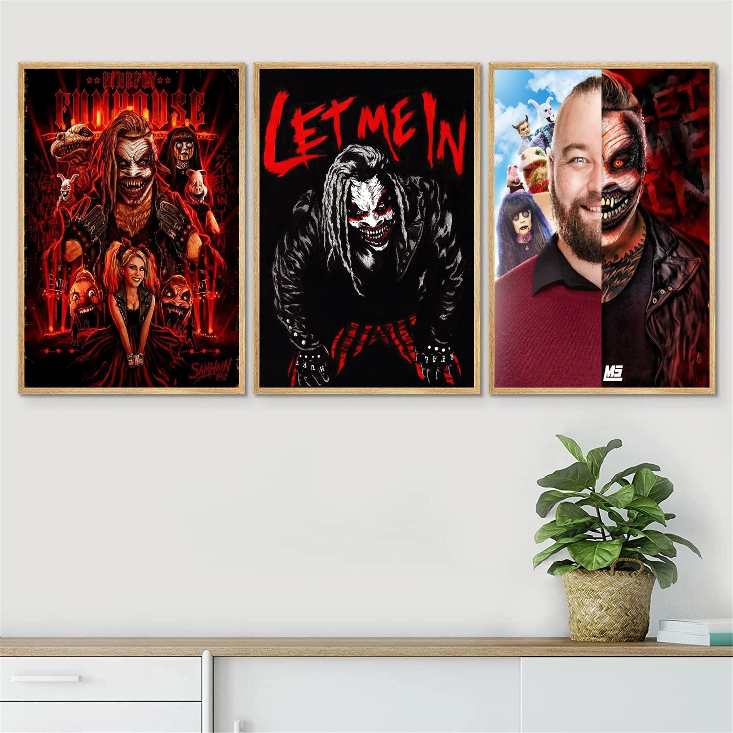 Wrestlers Paintings | Bray Wyatt Poster | Bray Wyatt Fiend | Wrestler ...