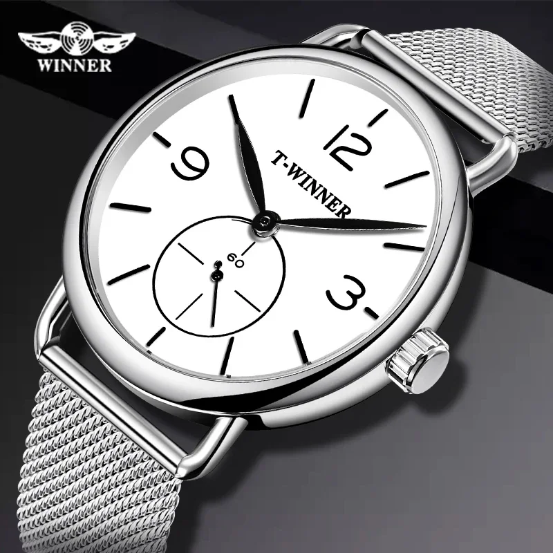 NEW-WINNER-Men-Automatic-Mechanical-Wrist-Watches-Stainless-Steel ...