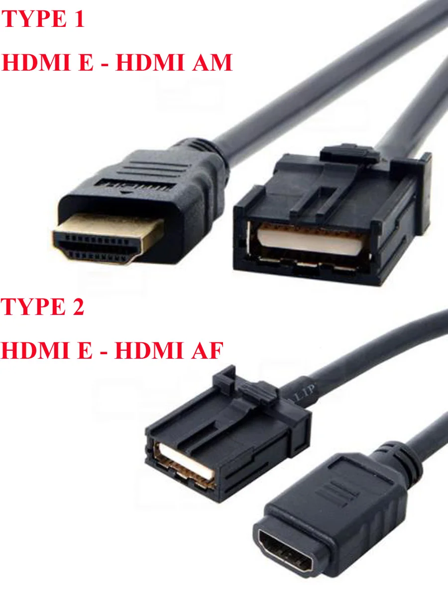 Supply High Quality Black 0.3m Hdmi 1.4 Version Hdmi E Type - Hdmi Male ...