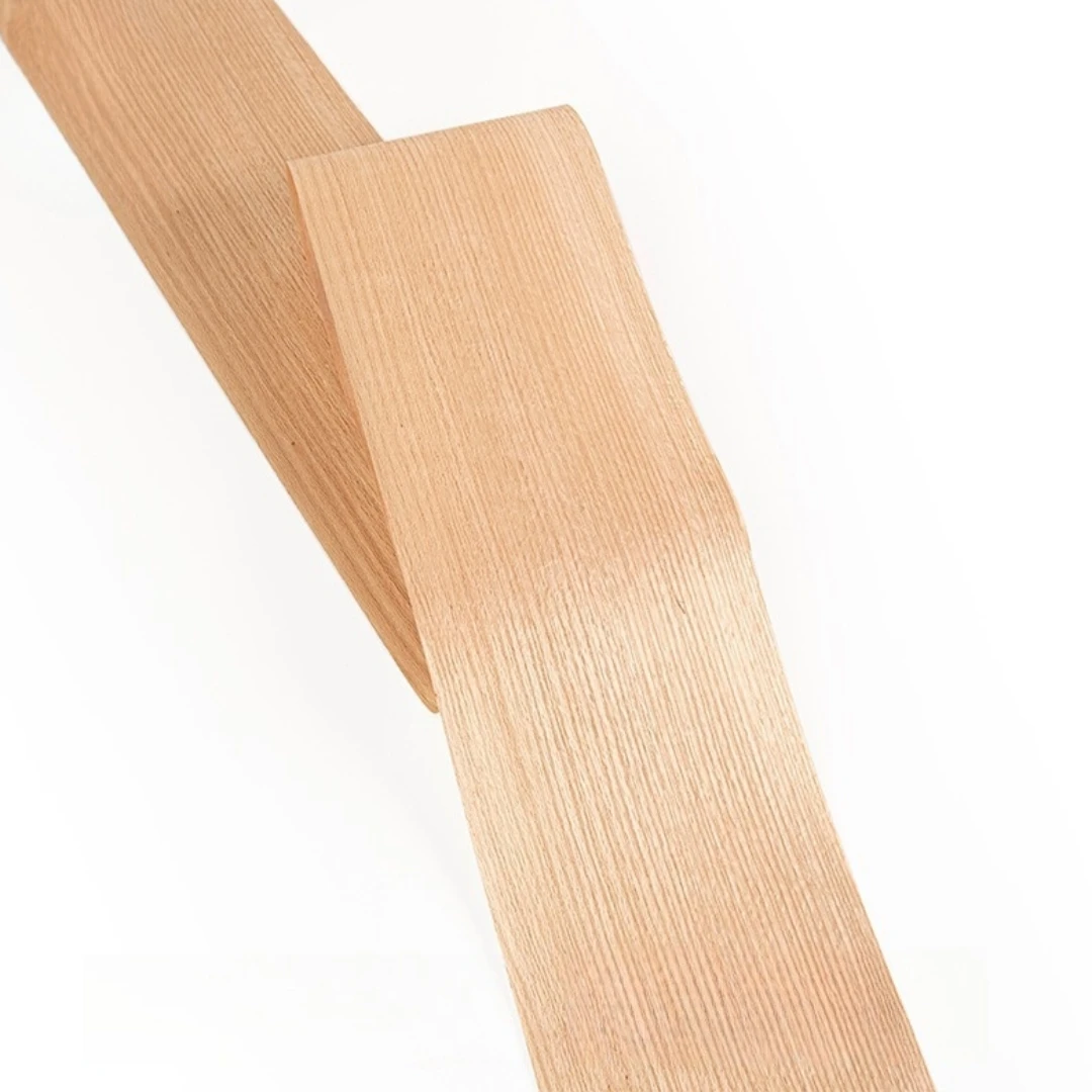 18x240cm Natural Red Oak Straight Grain Wood Veneer for Furniture ...