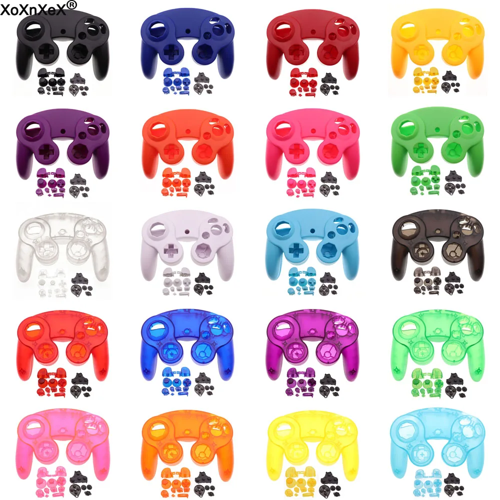For-NGC-Gamecube-Controller-Housing-Cover-Shell-Handle-Case-and-button ...