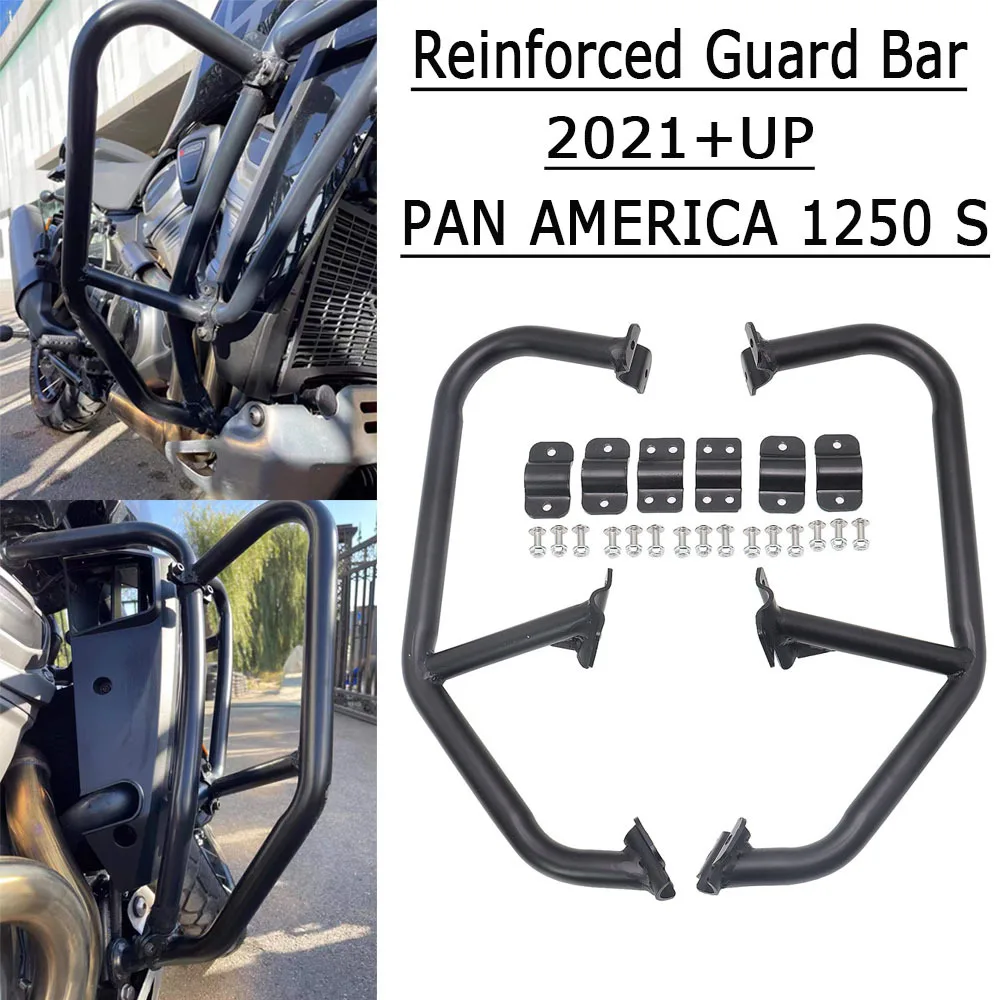 Motocicleta-Bumper-Protector-para-Pan-America-Guarda-Motor-Rodovi-rio ...