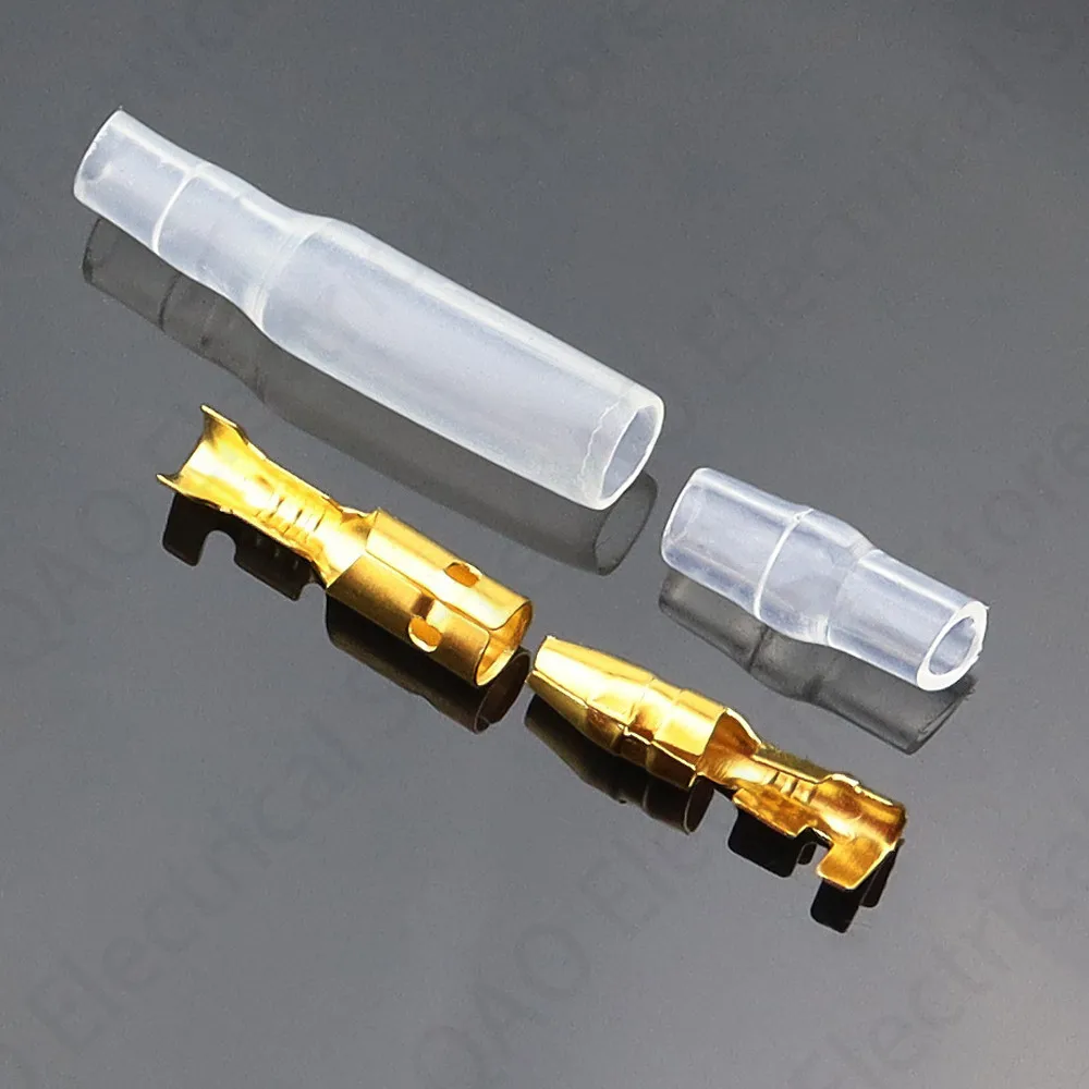 25-50-100Sets-4-0-Bullet-Terminal-Car-Electrical-Wire-Connector ...
