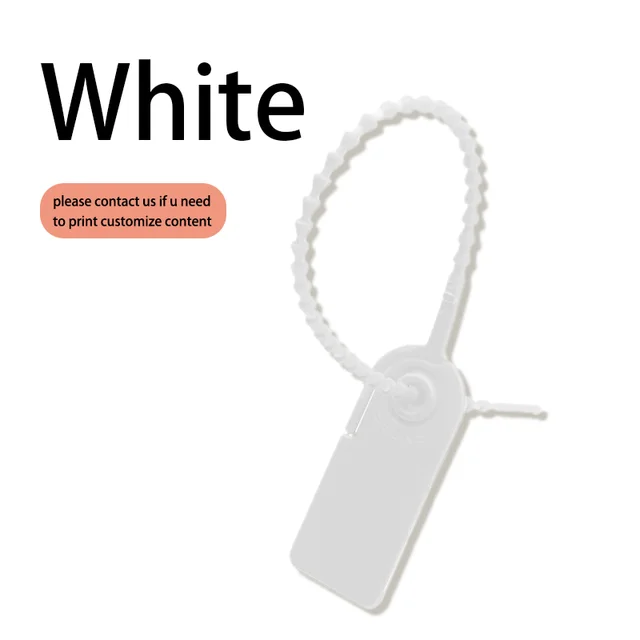 Ancolok 100Pcs Custom Logo Hang Tags Safety of Clothes Shoes Bags ...