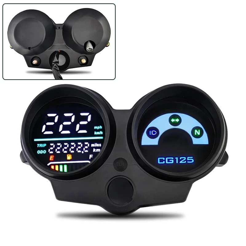 LED-Digital-Motorcycle-Speedometer-CG125-2000-to-2008-Fan-125-Titan-125 ...