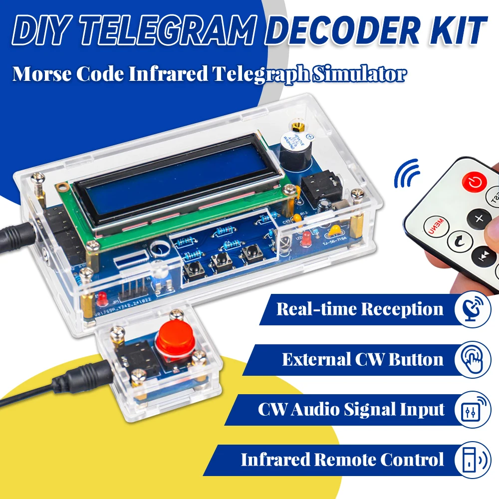DIY Telegraph Decoder for Morse Code Telegraph Simulator with Digital ...