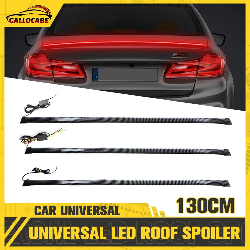 Led Rear Spoiler Universal 1.3m Soft Waterproof Multifunction Car ...