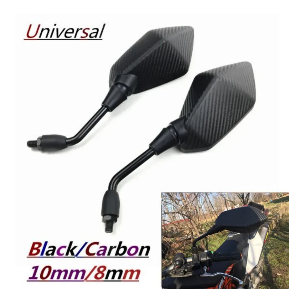 2Pcs-Pair-Universial-Motorcycle-Mirror-E-Bike-Rearview-Mirrors ...