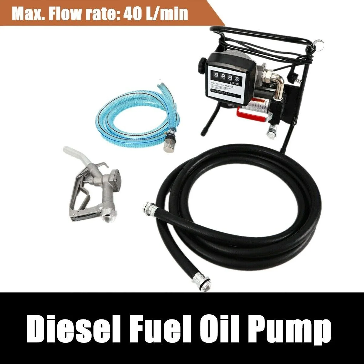 Diesel pump 40L/min self-priming fuel pump metering station 220V