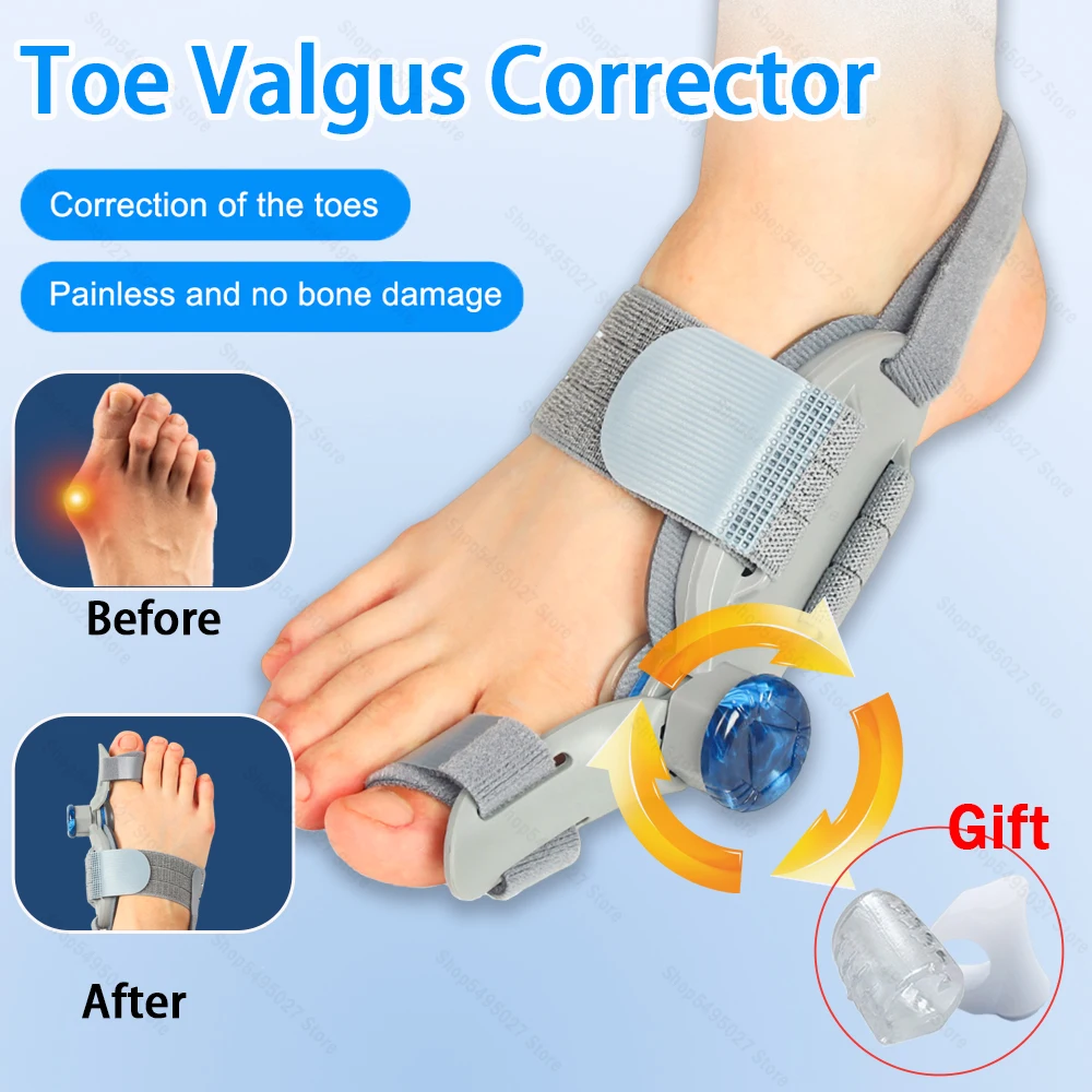 Bunion-Corrector-Adjustable-Hallux-Valgus-Big-Toe-Corrector-Rotatable ...
