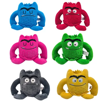 6pcs The Color Monster Plush Kawaii Doll Children Monster Color Emotion ...