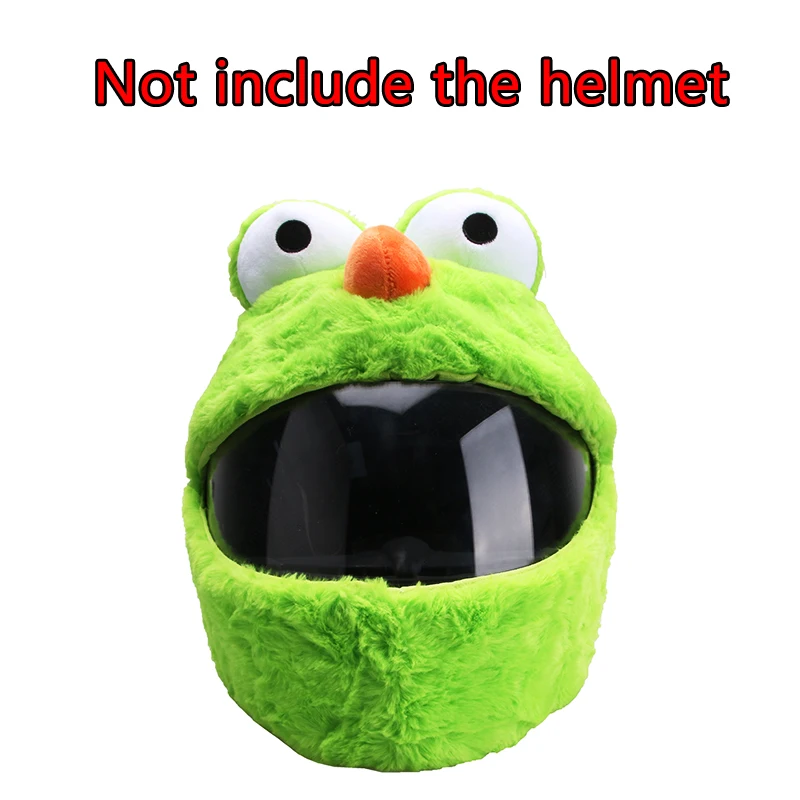Motorcycle Helmet Crazy Cover Plush Funny Hat Cap Moto Casco Case Crash ...
