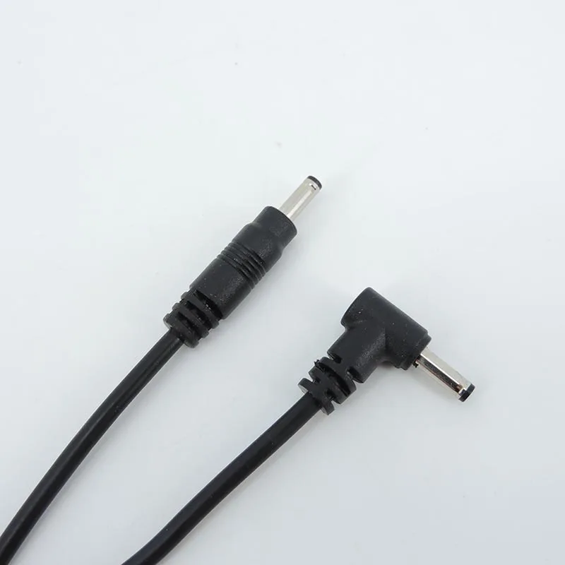 black 2pin DC Power 3.5x1.35mm male connector Cable 22AWG 3a Extension ...