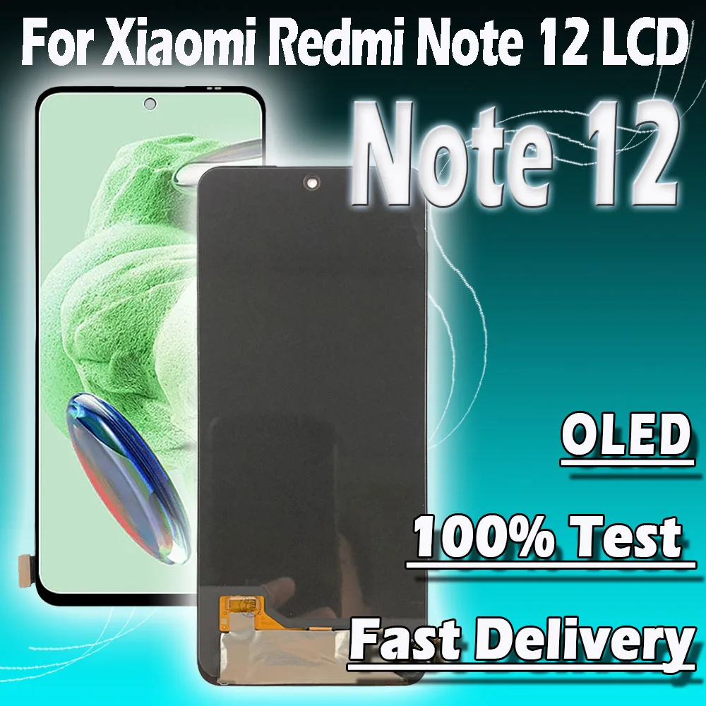 OLED-For-Xiaomi-Redmi-Note-12-LCD-22111317I-22111317G-Display-Touch ...