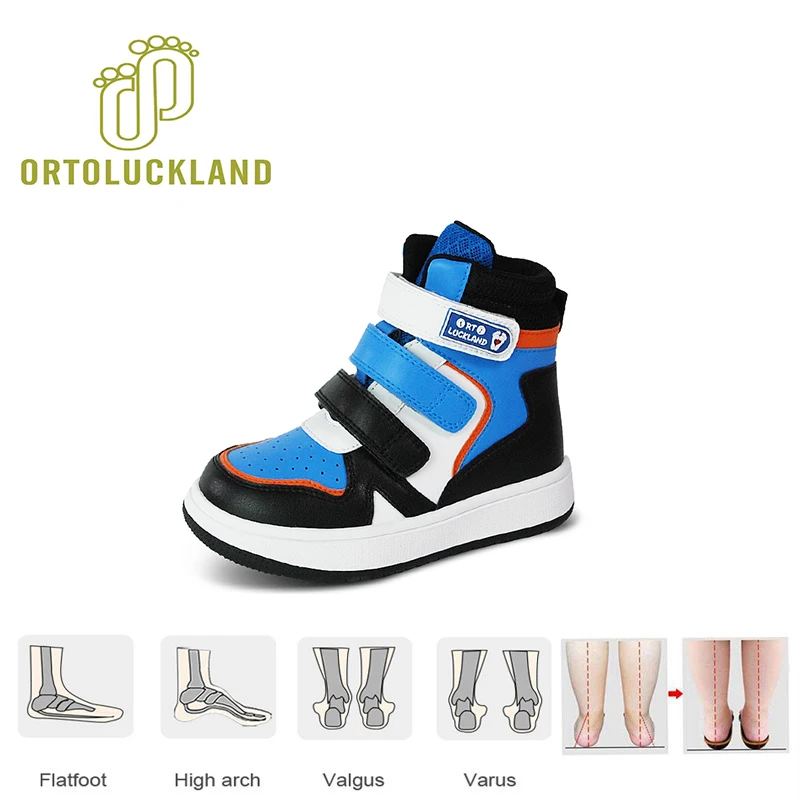 Ortoluckland Children Sneakers Boys Tennis Sporty Orthopedic For Kid ...
