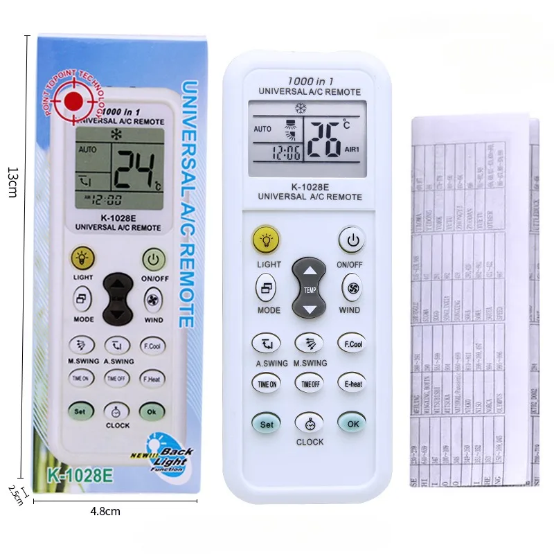 Smart-Home-1000-In-1-Universal-Remote-Control-K-1028E-AC-Digital-LCD ...