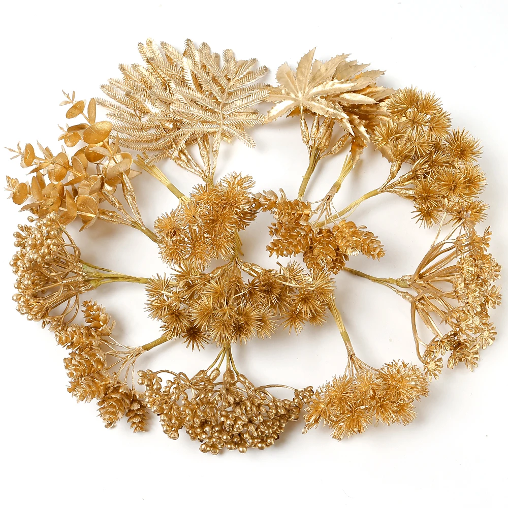 Artificial Flowers Wedding Decorations | Gold Artificial Flowers ...
