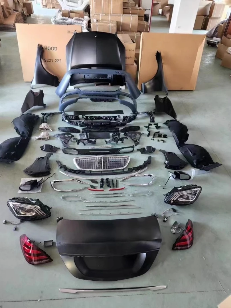 For-Mercedes-Benz-W222-S320-S400-S450-S500-modified-front-rear-bumper ...