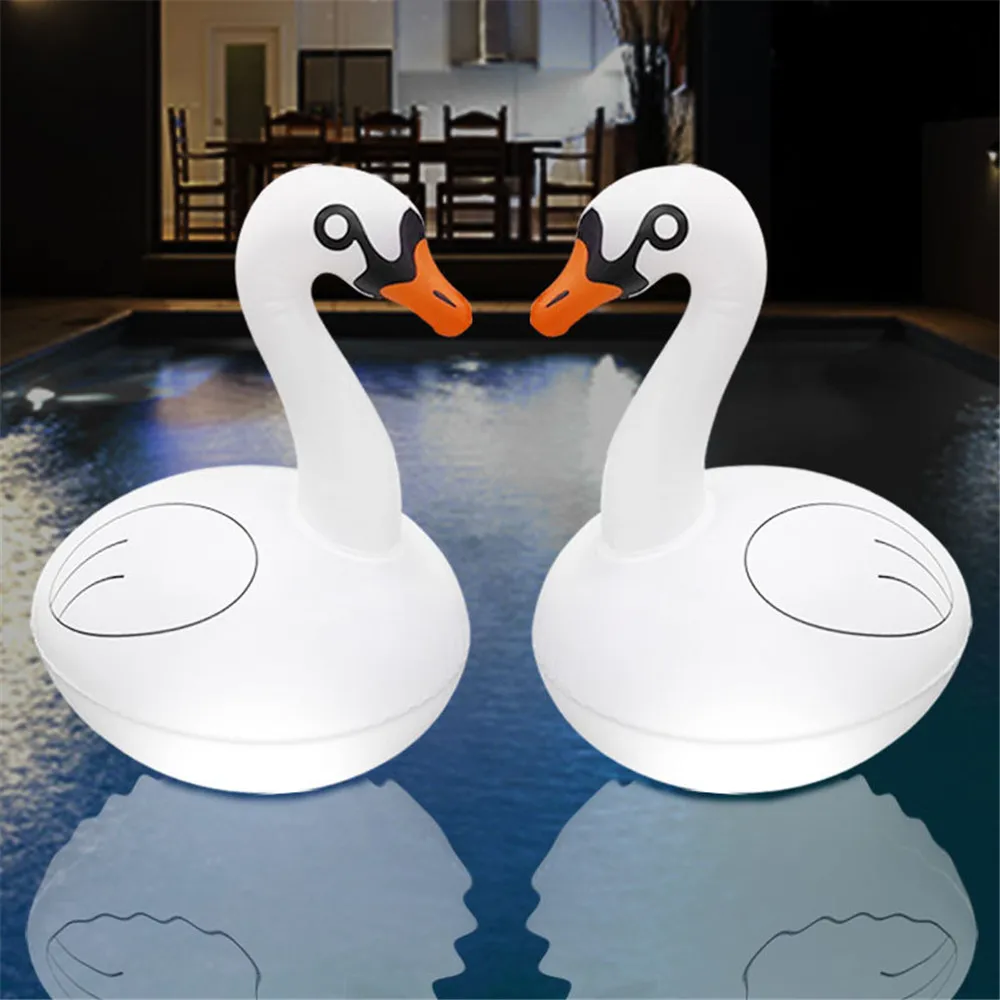 Solar Floating Swan Ballon Light Swimming Pool Light Waterproof for ...