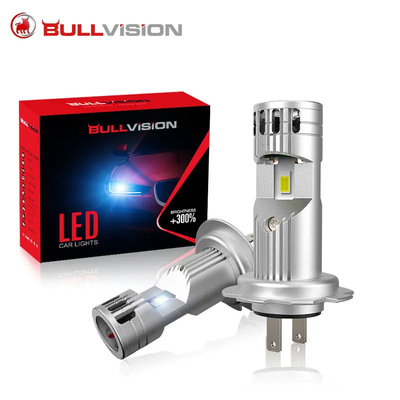 Bullvision-H7-LED-Car-Headlight-6000K-40000LM-100W-High-Power-Auto ...