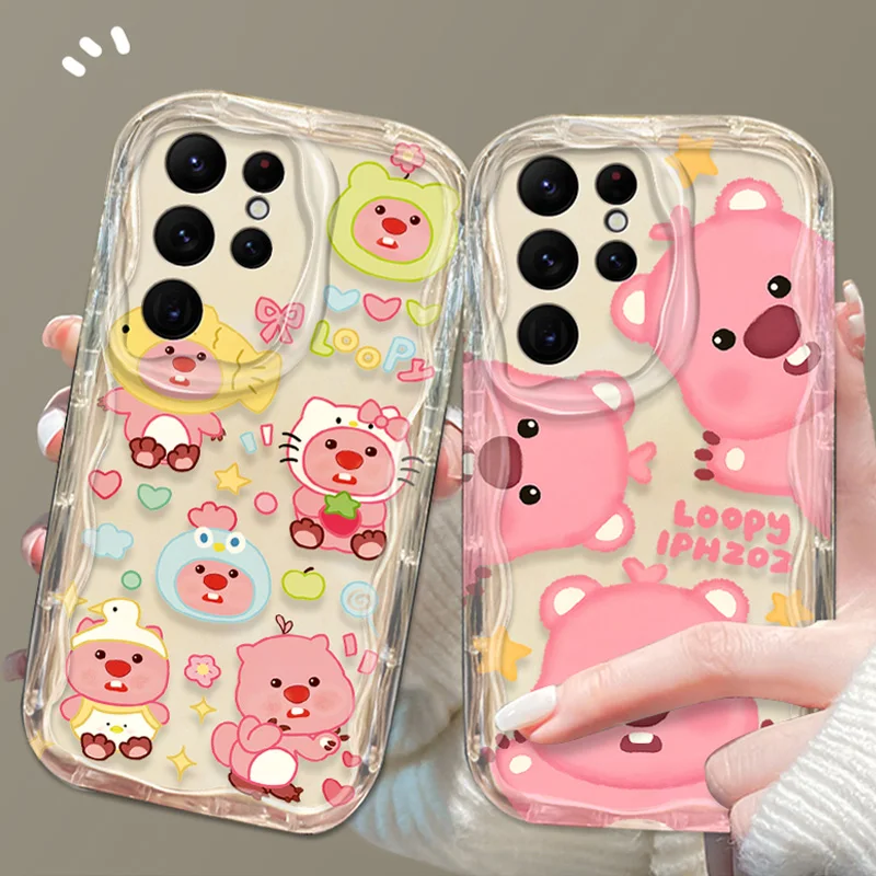 Lovely-Cartoon-L-Loopy-Clear-3D-Wave-Case-For-Samsung-Galaxy-S24-Ultra ...