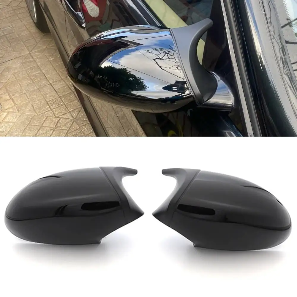 Rear View Mirror Cover Caps M Style Glossy Black 51167135097 ...