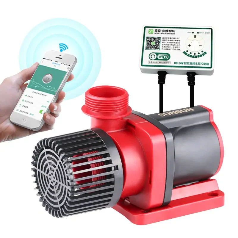 SUNSUN-DC-variable-frequency-water-pump-flow-adjustable-submersible ...