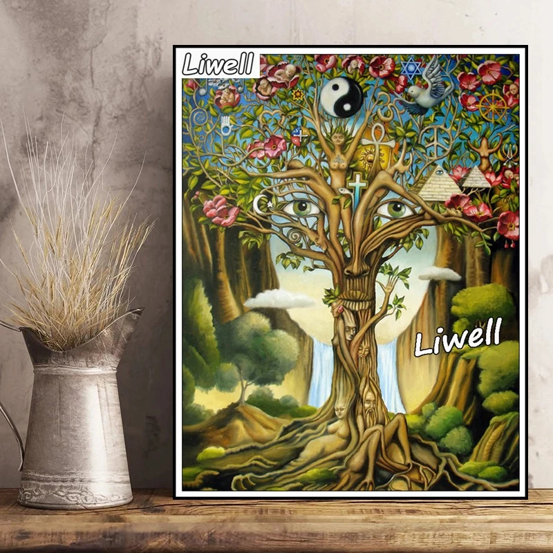 Trippy Tree Paintings