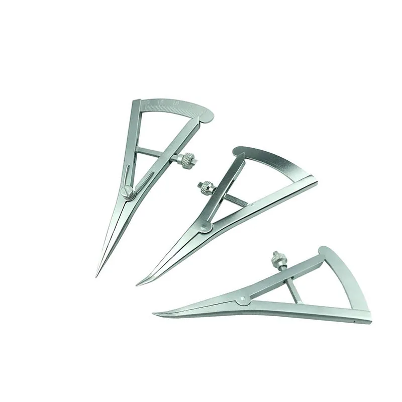 1pcs Straight/Curved/Angle 0mm-20mm Eyelid Calipers Castroviejo Caliper Screw Adjustment Styles ...