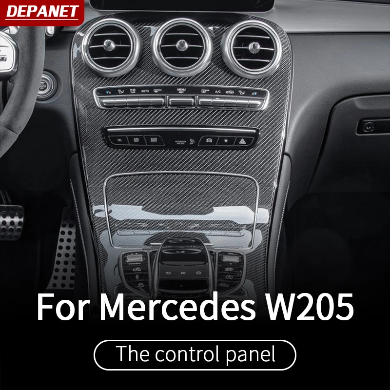 carbon-fiber-control-panel-For-2015-Mercedes-w205-amg-coupe-interior ...