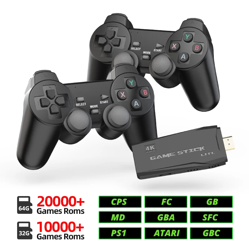 Video-Game-Sticks-M8-Console-2-4G-Dual-Wireless-Controller-Game-Stick ...