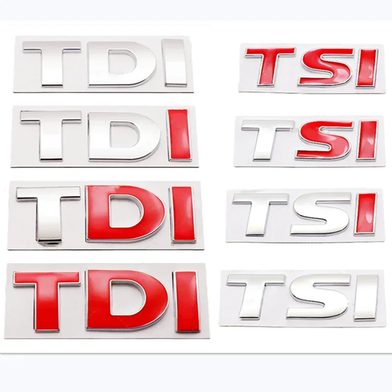 3D-Metal-TDI-TSI-Logo-Rear-Trunk-Side-Fender-Car-Emblem-Badge-Decals ...