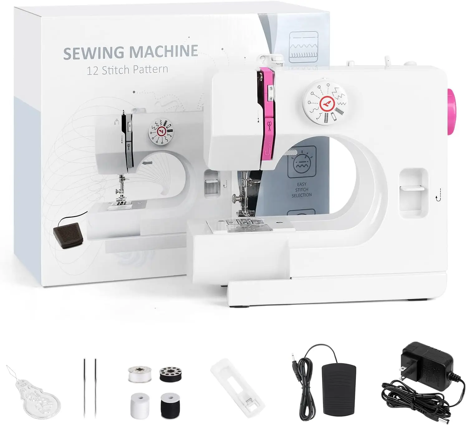 Mini-Sewing-Machine-Portable-Household-Crafting-Mending-Sewing-Machine ...