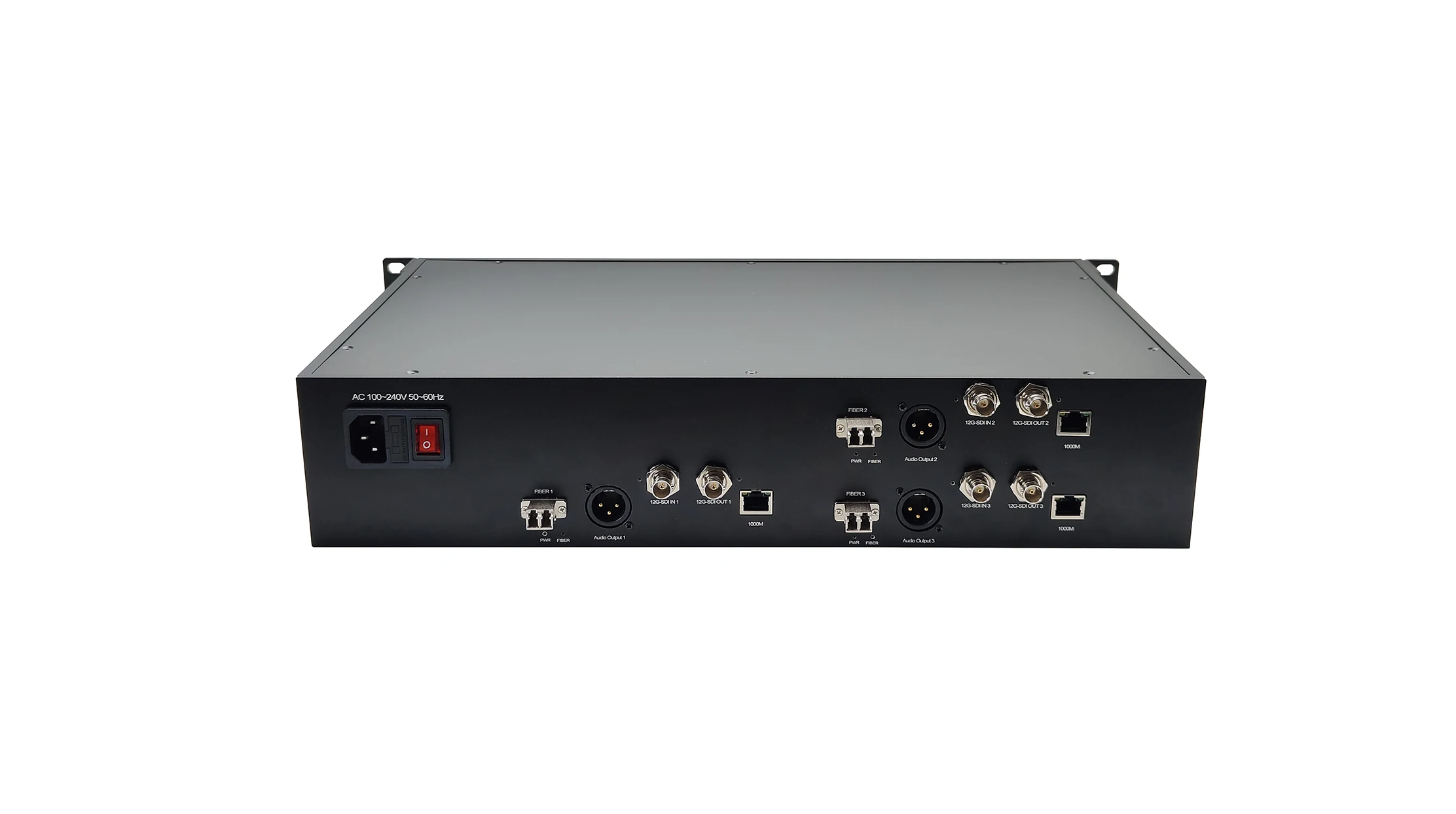 5-channels-12G-SDI-Fiber-Converter-with-Phantom-XLR-audio-Gigabit ...