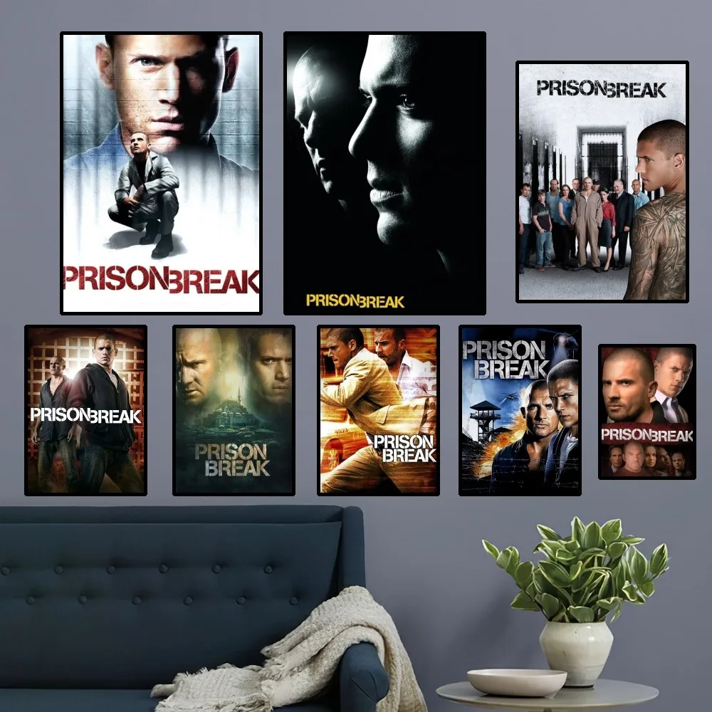 Prison-Break-TV-Poster-Home-Room-Decor-Aesthetic-Art-Wall-Painting ...