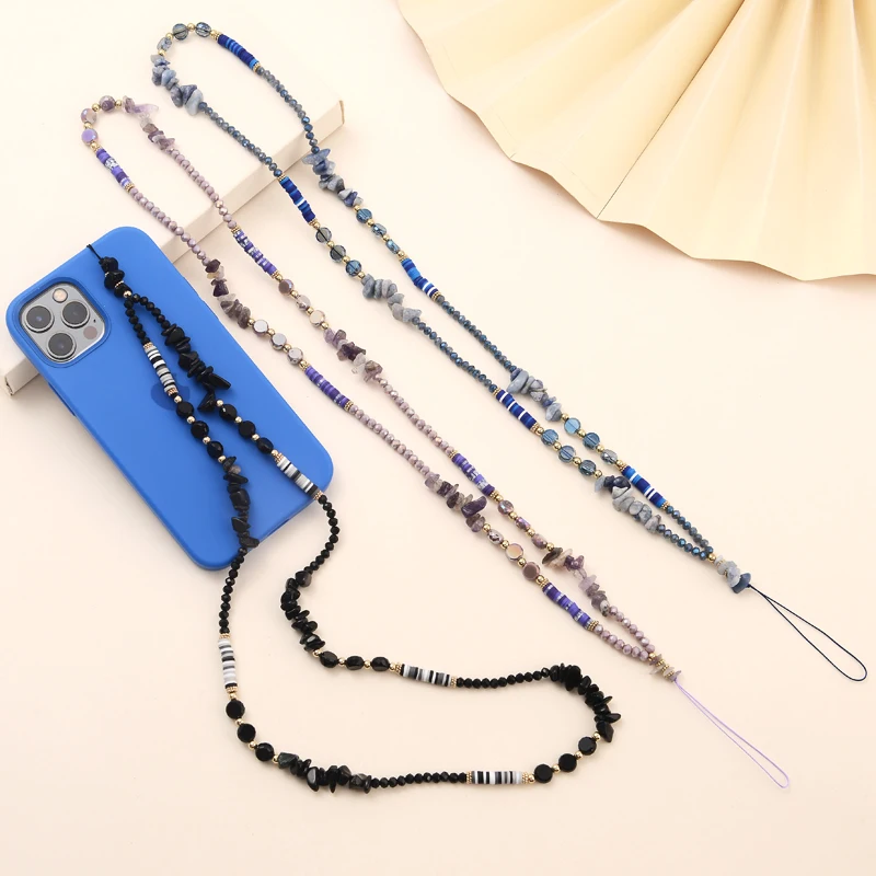 Fashion-Creative-Gravel-Mobile-Phone-Chain-Women-Colorful-Soft-Clay ...