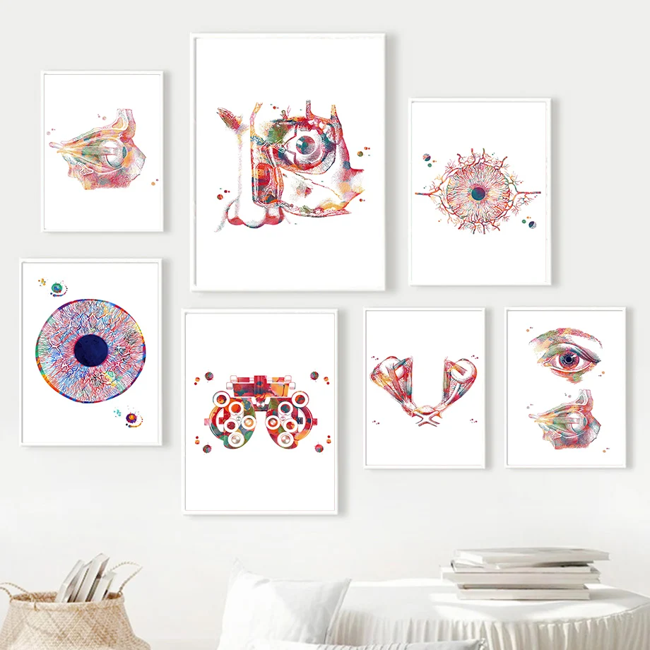 Eye-Anatomy-Ophthalmologist-Optometry-Tool-Abstract-Nordic-Posters-And ...