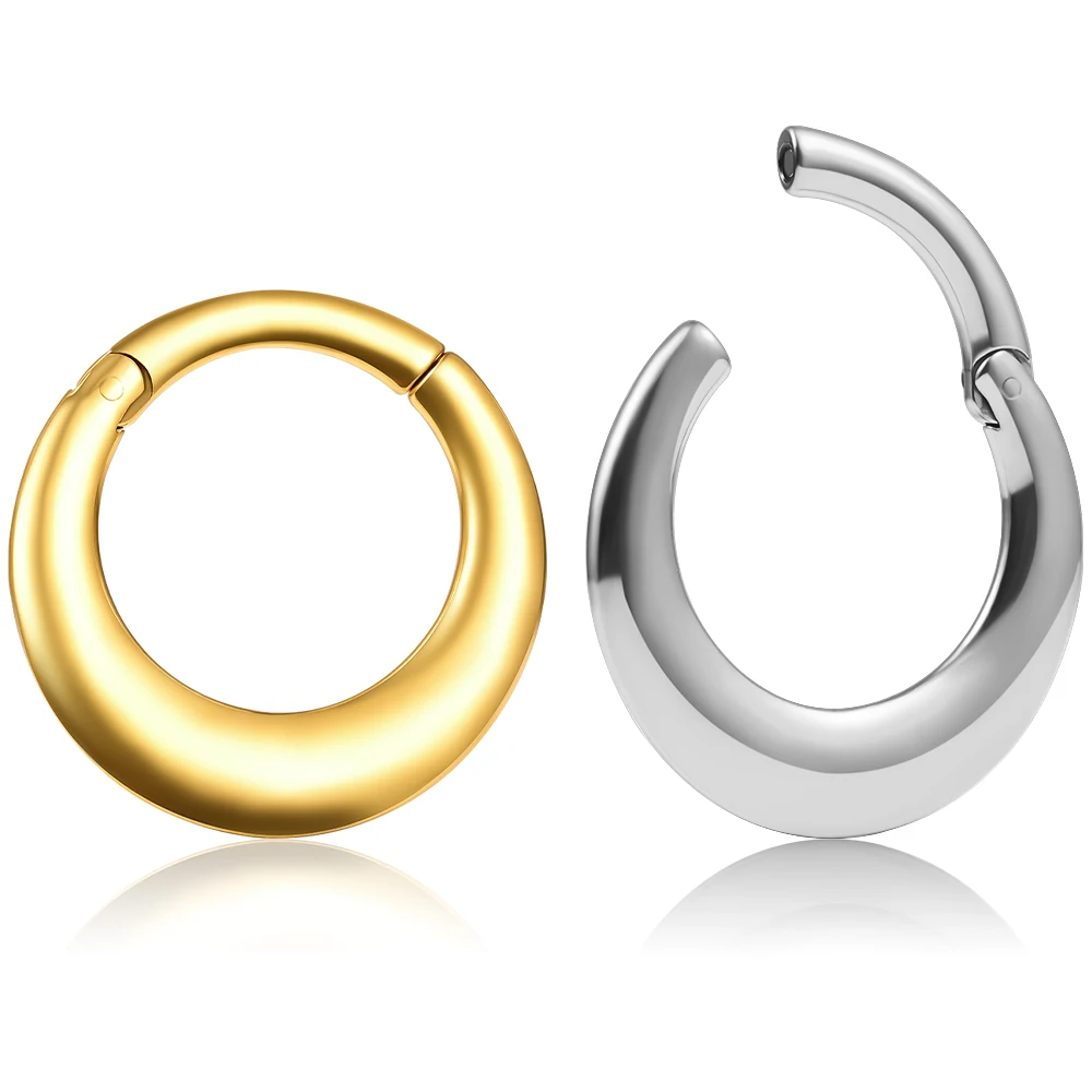 Vankula 2PCS Fashion Ear Hoop Weights Hanger Gauges Plugs Expander 316L ...