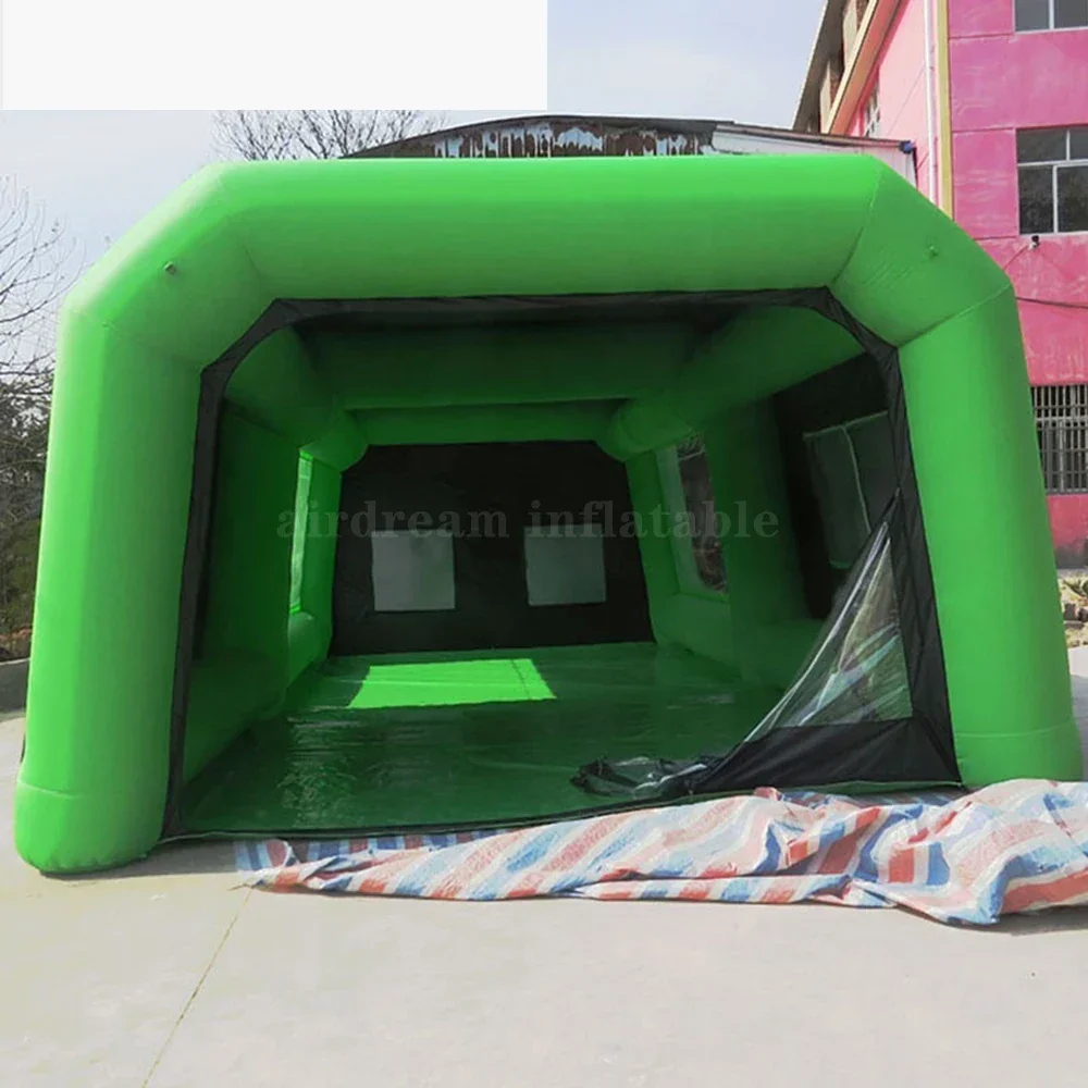 High-Quality-Green-Inflatable-Spray-Booth-blow-up-Car-truck-Paint-Booth ...