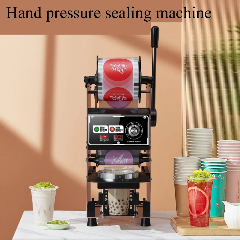 Manual-Paper-Plastic-Sealing-Cup-Sealer-Automatic-Film-Rolling-Cup ...